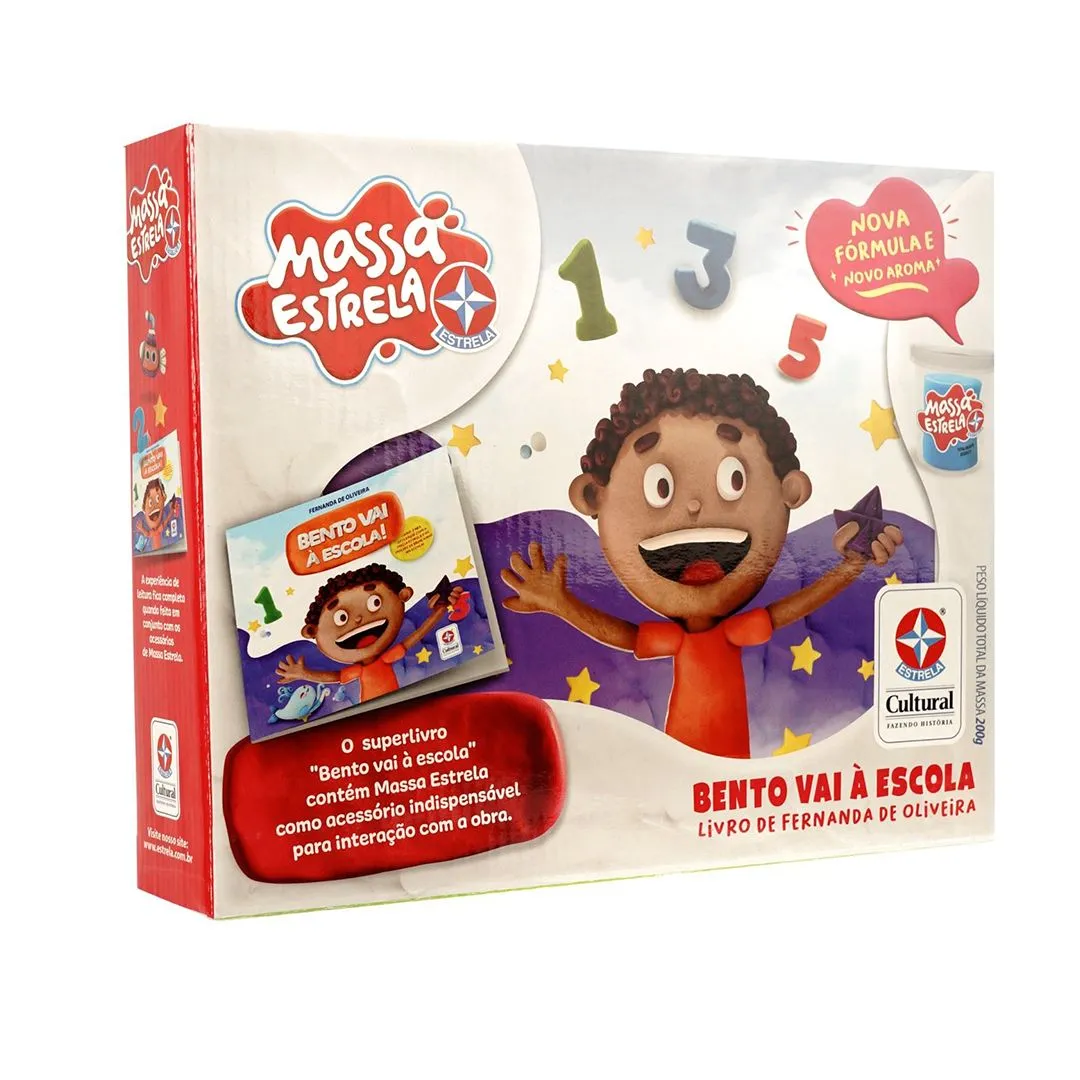 E-Vidal | LIVRO BENTO VAI A ESCOLA COM MASSINHA ESTRELA